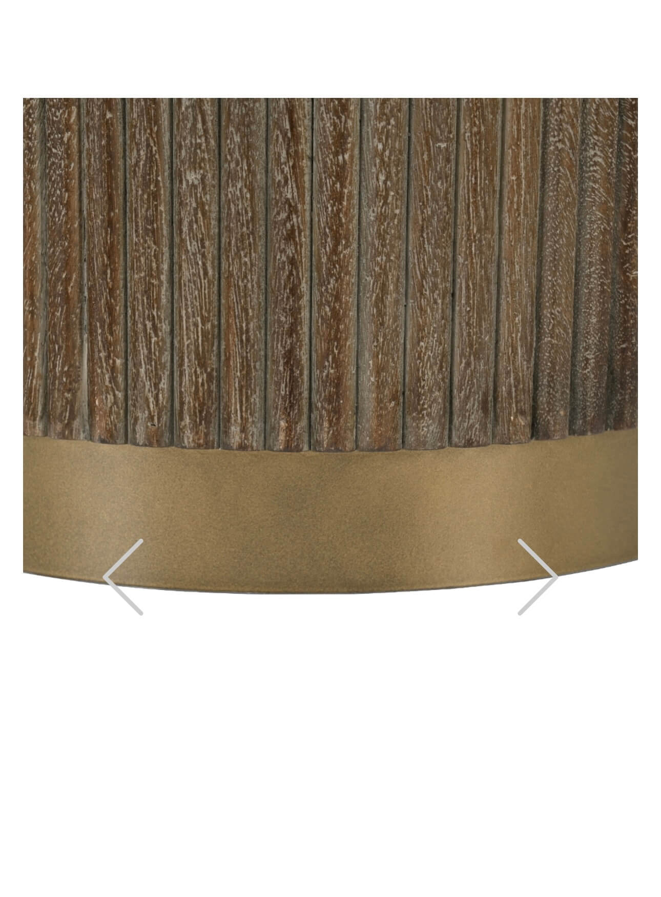 Marble Ribbed Side Table – Dream Interiors